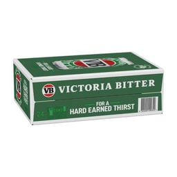 Buy Victoria Bitter Block Can 375ml 30 Pack | Coles