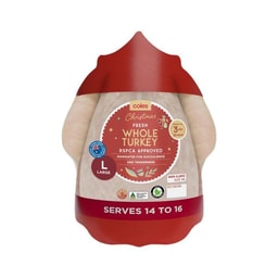 Buy Coles RSPCA Approved Whole Turkey Extra Large 5.4Kg | Coles