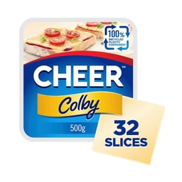 Buy Cheer Tasty Cheese Slices 500g | Coles