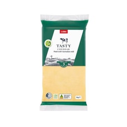 Buy Coles Dairy Tasty Light Cheese Block 1kg | Coles
