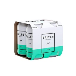 Buy Balter Cerveza Can 375ml 6 Pack | Coles
