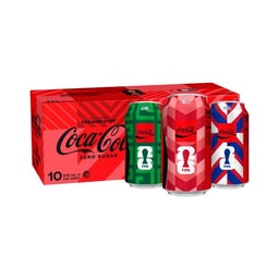 Buy Coca-Cola Zero Sugar Soft Drink Multipack Cans 375ml 30 Pack | Coles