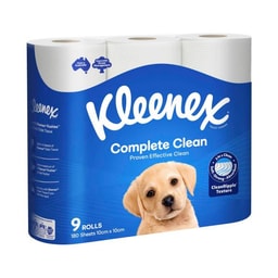 Buy Kleenex Complete Clean Toilet Paper 32 Pack | Coles