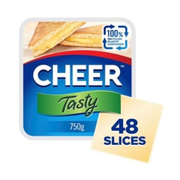 Buy Cheer Tasty Cheese Slices 500g | Coles