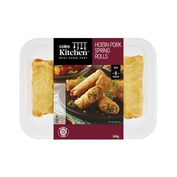 Buy Coles Kitchen Vegetable Spring Rolls 200g | Coles