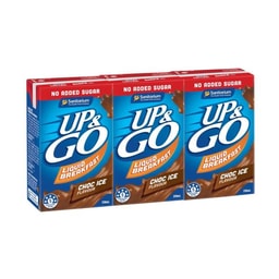 Buy UP&GO Liquid Breakfast Choc Ice 12x250ml 3L | Coles