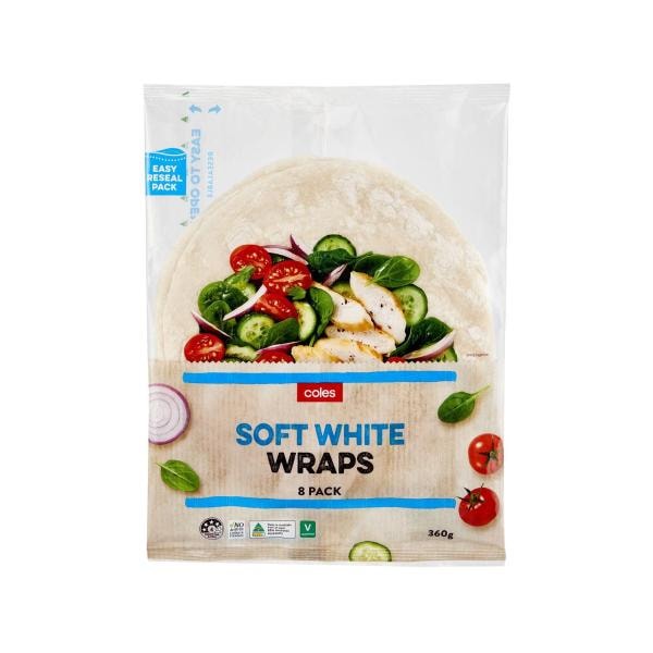 Browse White Wraps | Coles
