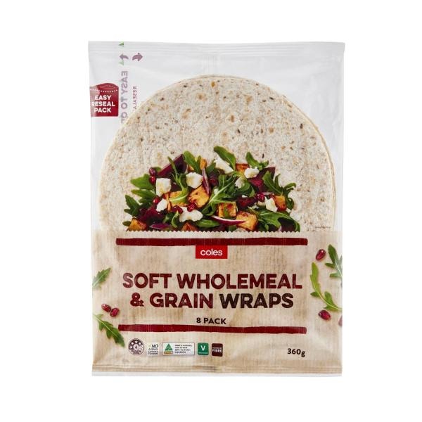 Browse Wholegrain & Seeded Wraps | Coles