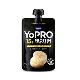 Buy YoPro High Protein Yoghurt Pouch No Added Sugar Strawberry 150g | Coles