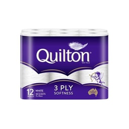 Buy Quilton 3 Ply Classic White Toilet Paper 20 Pack | Coles