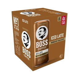 Buy Boss Iced Latte Coffee 237mL | Coles