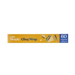 Buy Coles Simply Cling Wrap 300 metre | Coles