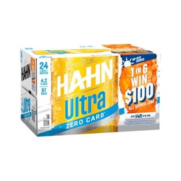 Buy Hahn Super Dry Gluten Free Bottle 330ml 24 Pack | Coles