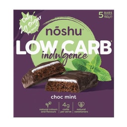 Buy Noshu Low Carb Cherry And Coconut Indulgence Bars 160g | Coles