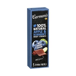 Buy Carman's Fruit Straps Apple & Strawberry 70g | Coles