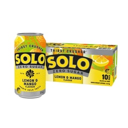 Buy Solo Lemon Mango Zero Sugar Soft Drink 1.25L | Coles