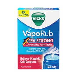 Buy Vicks Vaporub Ointment Decongestant Chest Rub 50g | Coles