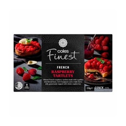 Buy Coles Finest French Lemon Meringue Tartlets 2 Pack 195g | Coles