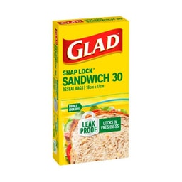 Buy Glad Snap Lock Sandwich Bags 50 pack | Coles