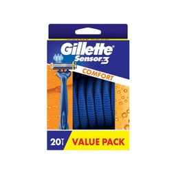 Buy Gillette Sensor 3 Comfort Disposable Razors 8 pack | Coles