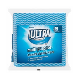 Buy Coles Ultra Multi-purpose Domestic Cleaning Wipes 50 Pack | Coles