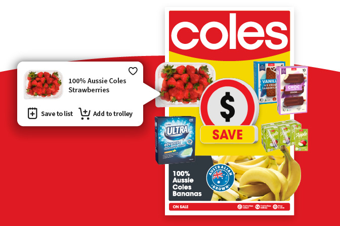 Shop the Coles catalogue on the app
