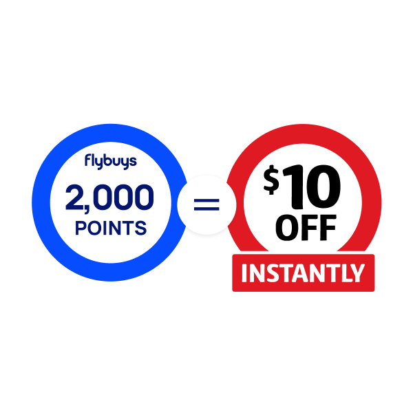 Flybuys 2000 points = $10 off instantly