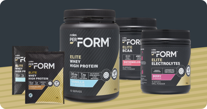 Coles PerForm - sports nutrition products and supplements | Coles