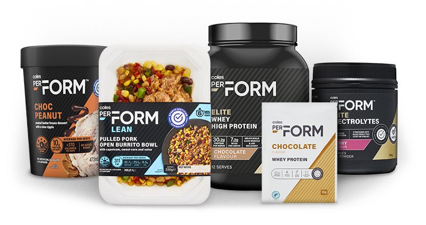 Coles PerForm - sports nutrition products and supplements | Coles