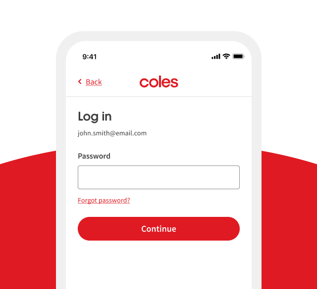 Digital receipts | Coles