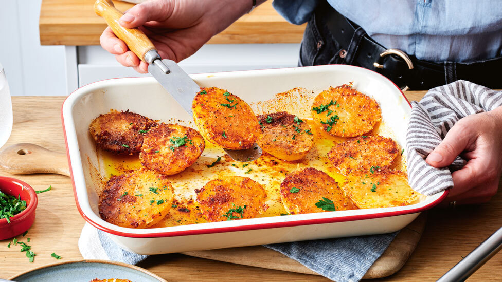 Crispy Parmesan Potatoes Recipe | Coles