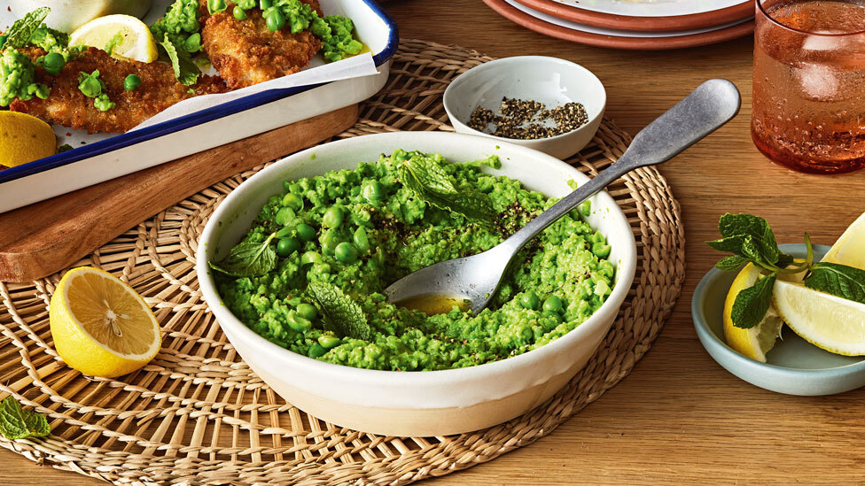 Classic British-Style Mushy Peas Recipe with Mint and Lemon | Coles