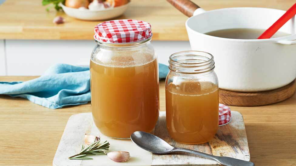 Roasted Bone Broth Recipe with Hearty Veggies & Apple Cider Vinegar ...