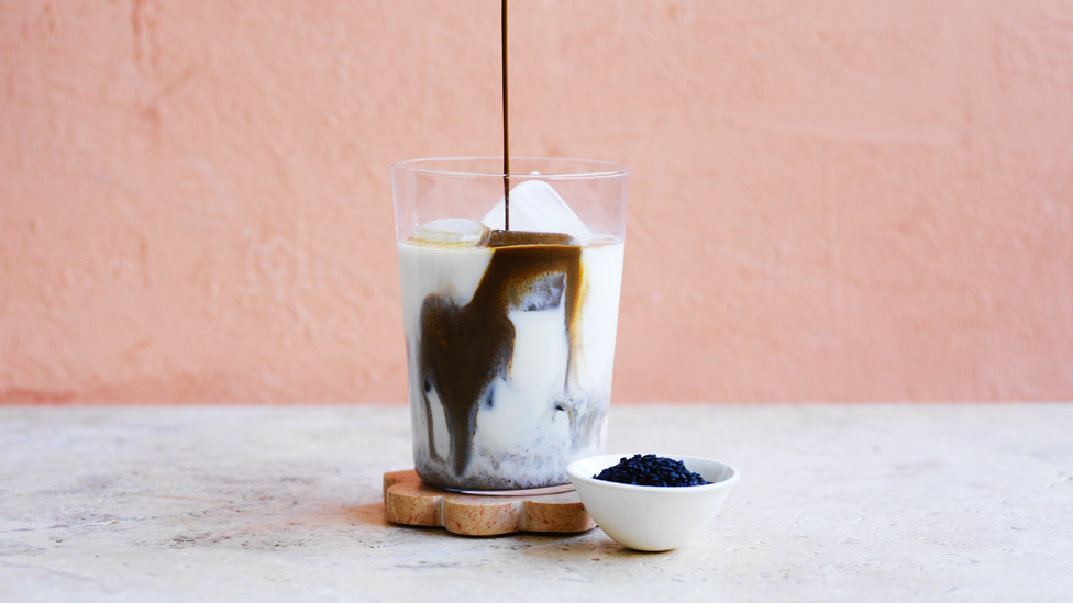 Iced Black Sesame Latte Recipe | Coles