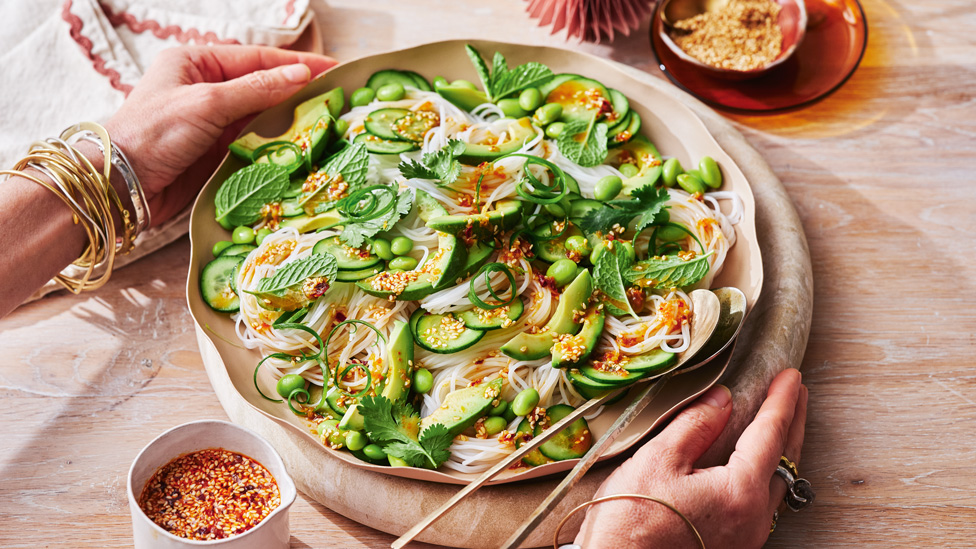 Spicy Miso-sesame Noodle Salad Recipe | Coles
