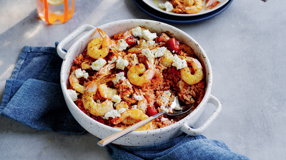 Greek-style Prawn Pilaf Recipe | Coles