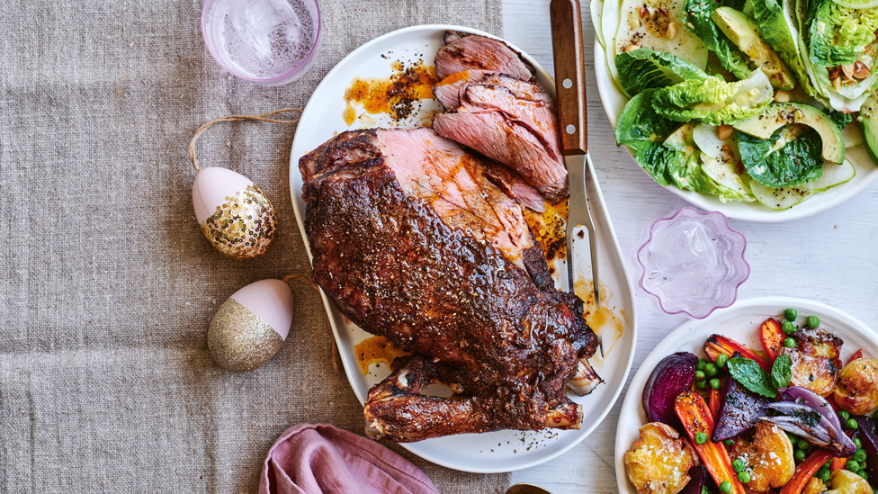 Korean-inspired Sticky Roast Lamb Leg Recipe | Coles