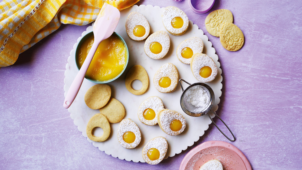 Easter Egg Cookie Sandwiches With Lemon Curd Recipe | Coles