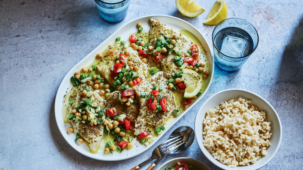 Grilled Basa With Green Bean & Chickpea Salsa Recipe | Coles