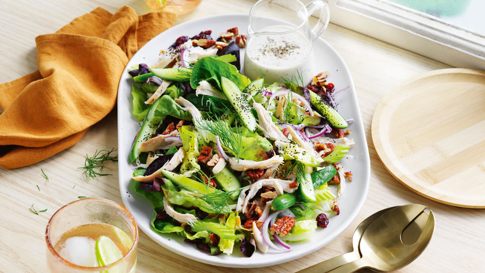 Pecan, Cranberry & Turkey Salad Recipe | Coles