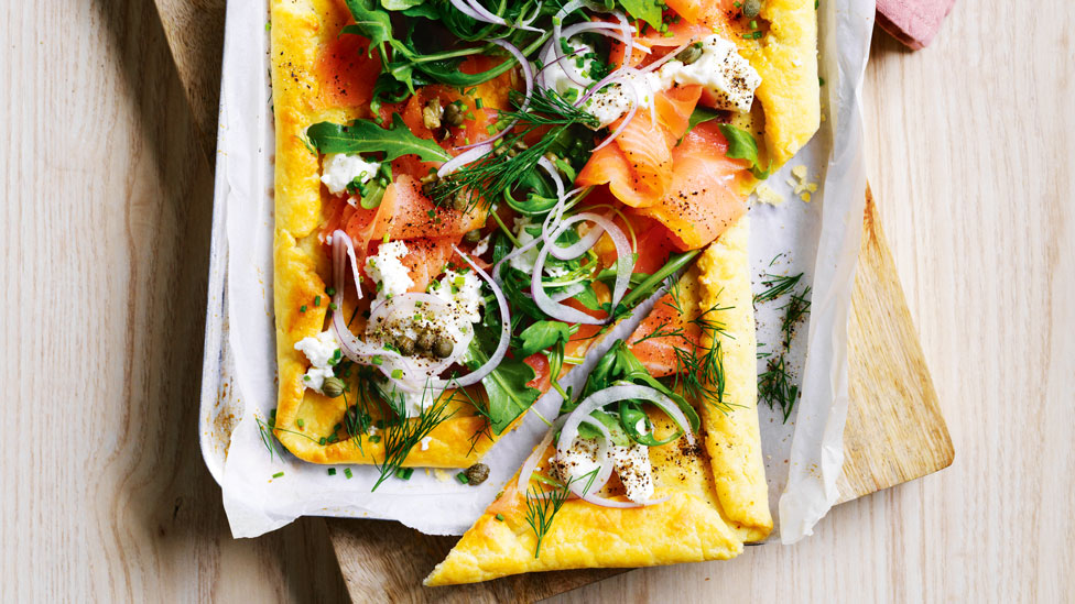 Smoked Salmon Free-Form Tart Recipe | Coles