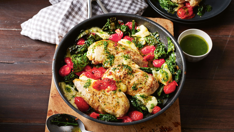 Chicken Caprese Tray Bake Recipe | Coles