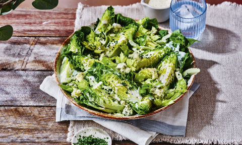 Baby Cos Lettuce Salad With Buttermilk Dressing Recipe | Coles
