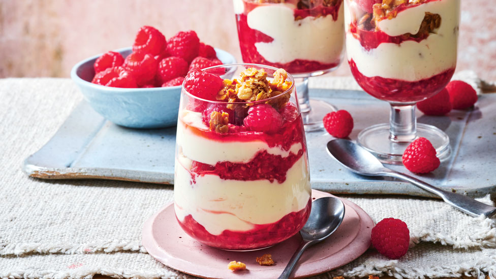 Raspberry & Honey No-bake Cheesecakes Recipe | Coles