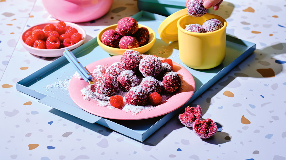 Oat, Date & Raspberry Bliss Balls Recipe | Coles