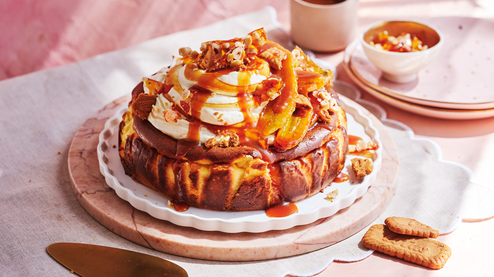Basque Cheesecake With Caramelised Banana Recipe | Coles