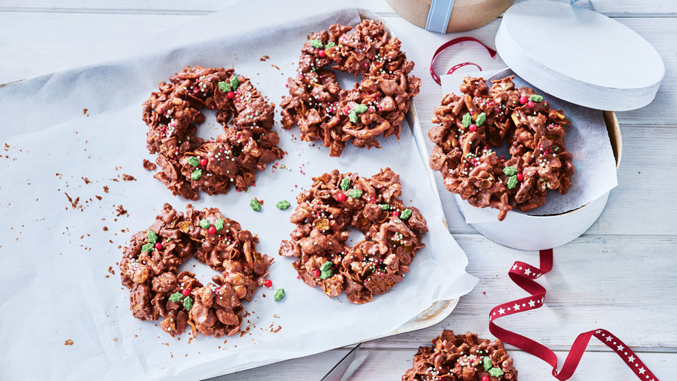 Salted Chocolate Wreaths Recipe | Coles