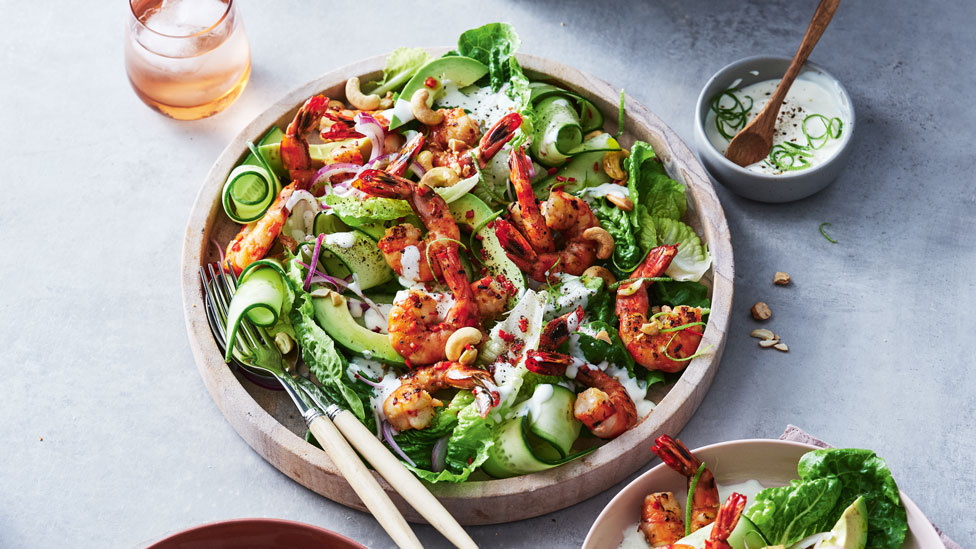 BBQ Chilli Prawn Salad Recipe | Coles