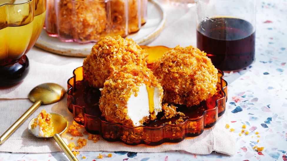 Crunchy Ice Cream Balls Recipe | Coles