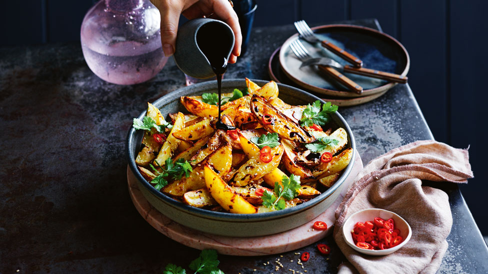 Asian-Style Roasted Sesame Potatoes Recipe | Coles
